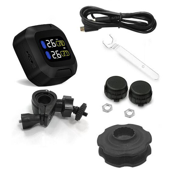 Motorcycle TPMS with 2 Tire Sensors | Tool.com