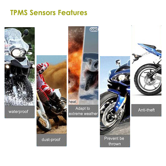 Motorcycle TPMS with 2 Tire Sensors | Tool.com