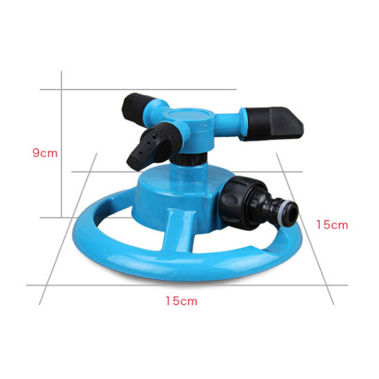 3-Arm 360° Rotating Lawn Sprinkler | Tool.com