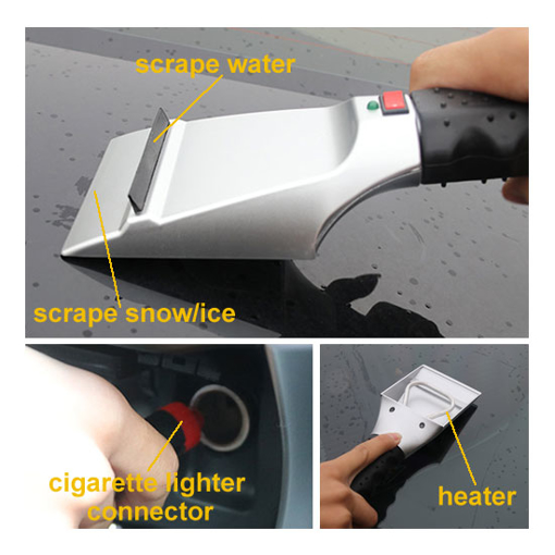 Heated Ice Scraper, 12VDC Power Supply | Tool.com