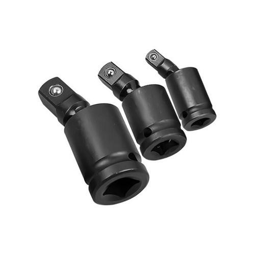 3-Piece Impact U-Joint Socket Adapter Set, 1/4" 3/8" 1/2" | Tool.com
