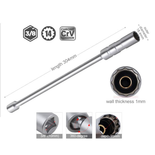14mm Long Spark Plug Socket | Tool.com