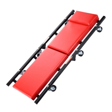 36 Inch Folding Mechanic Creeper, Red | Tool.com