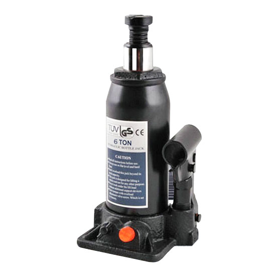 6 Ton Hydraulic Bottle Jack, Single/Double Ram | Tool.com