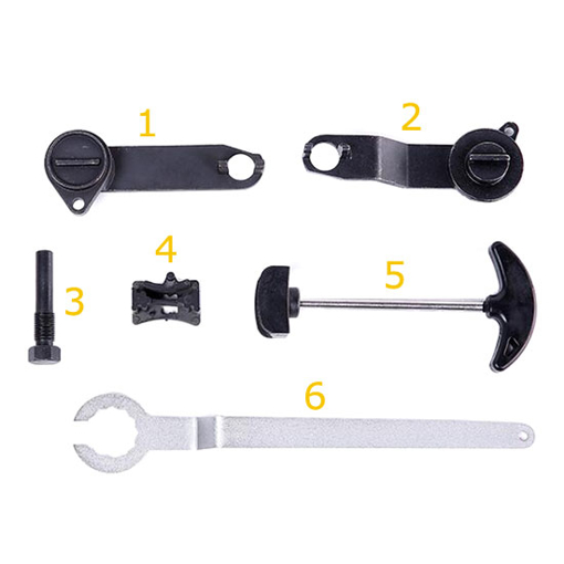 6 Piece Timing Tool Kit, VW/Audi, 1.4/1.4T/1.6 | Tool.com