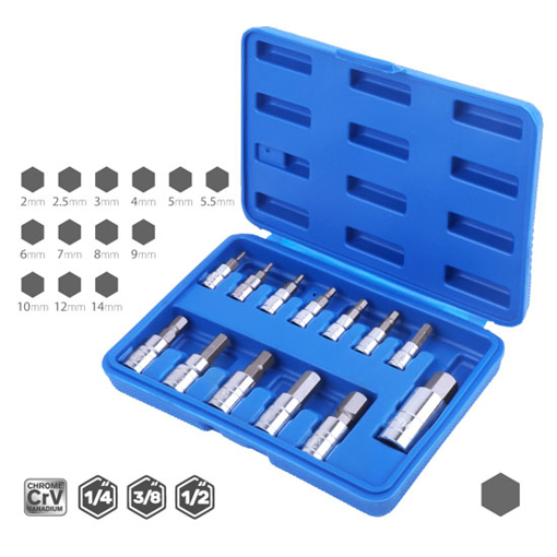 13 Piece Hex Bit Socket Set | Tool.com