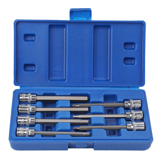 7 Piece Long Hex Bit Socket Set | Tool.com