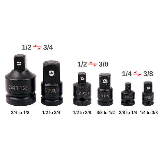 6 Piece Impact Socket Adapter Set | Tool.com