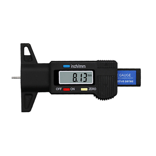 Digital Tire Tread Depth Gauge, Range 0-25.4mm | Tool.com