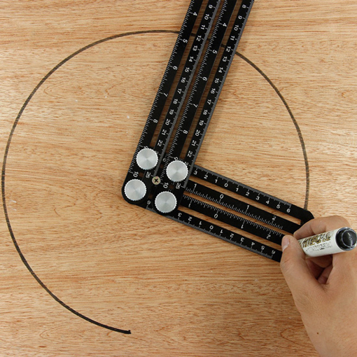 Tile Hole Locator Six Fold Ruler | Tool.com