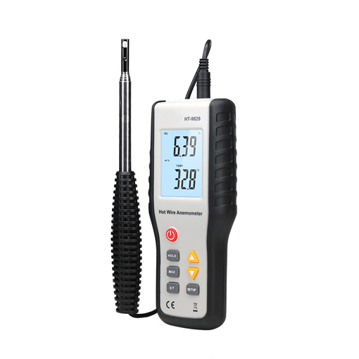 Hot Wire Anemometer, 0.1~25 m/s, Thermal Wind Speed Meter | Tool.com
