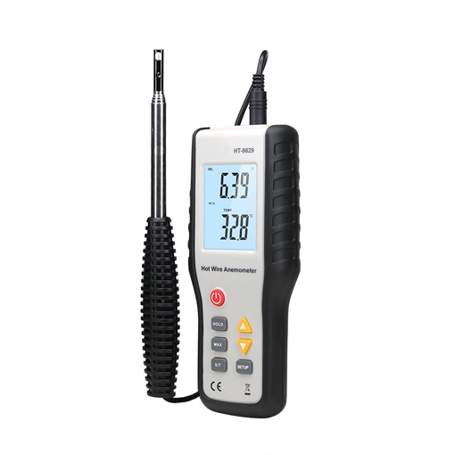 Hot Wire Anemometer, 0.1~25 m/s, Thermal Wind Speed Meter | Tool.com