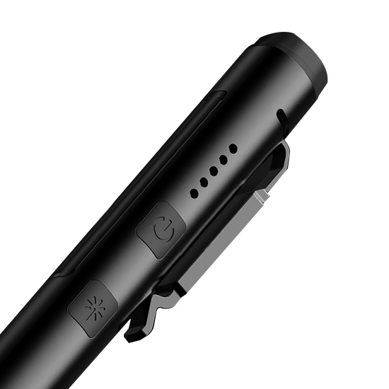 Magnetic Rechargeable Mini Flashlight with Laser Pointer | Tool.com